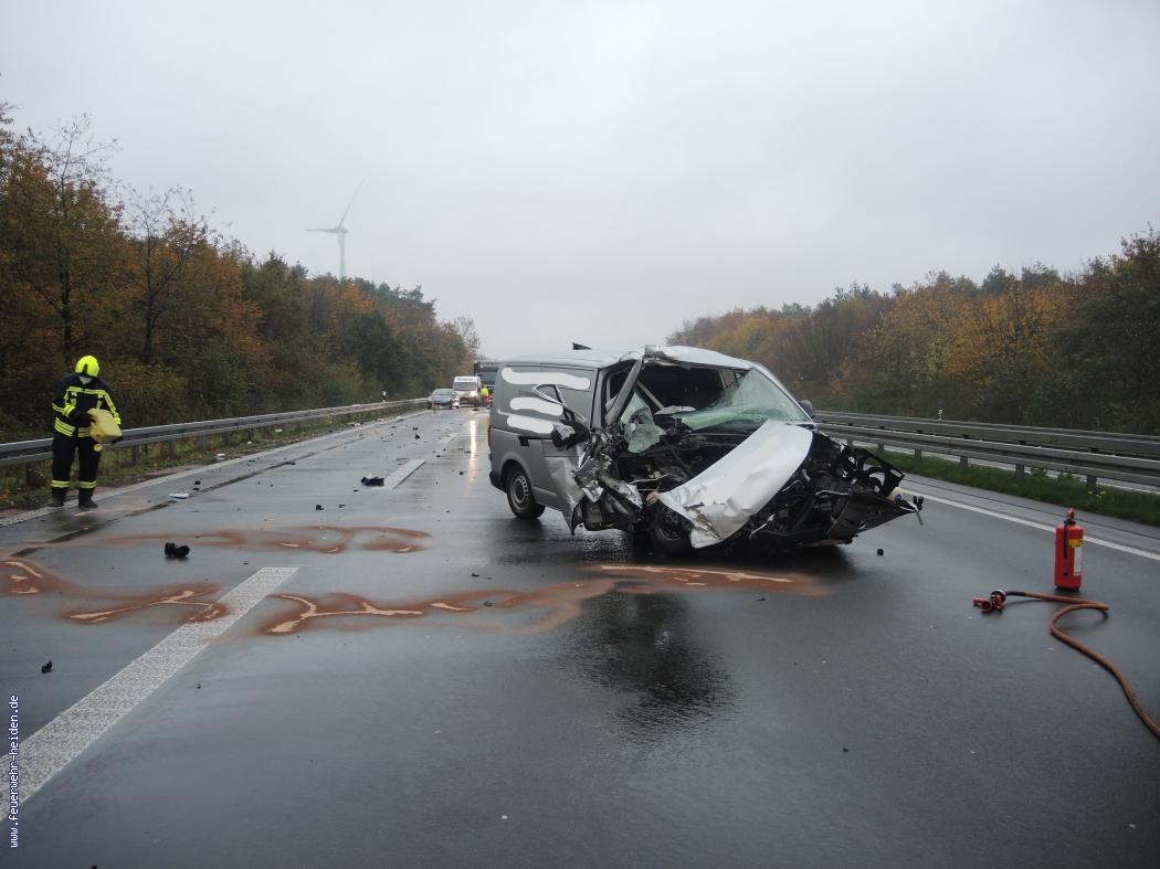 Verkehrsunfall auf A31